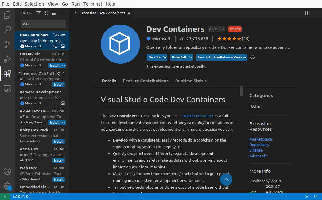 3.1. VS Code and Docker | Software Manual